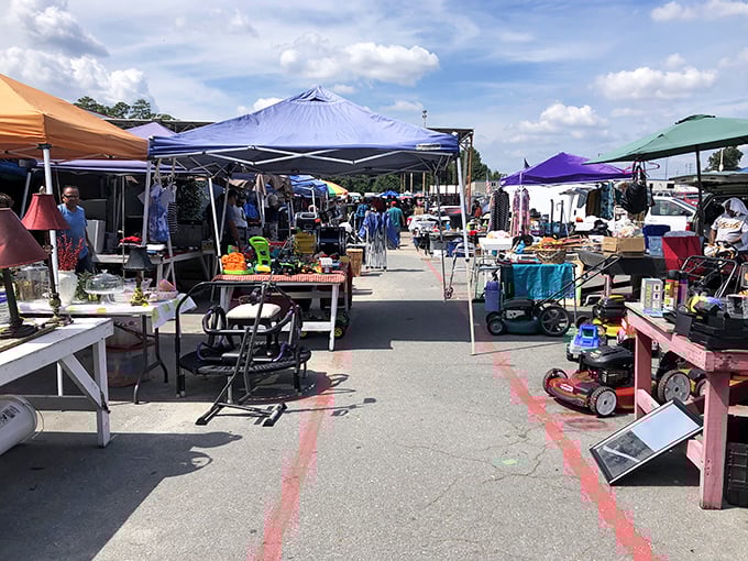 Rain or shine, the deals keep flowing at Bragg Boulevard Flea Market, where every aisle promises new discoveries.
