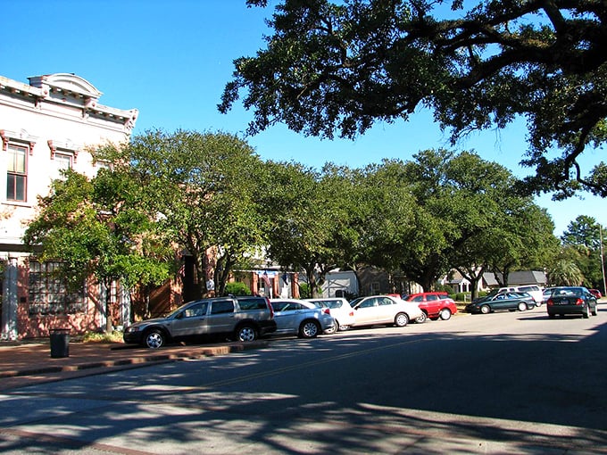 Main Street Georgetown: where every building has a story and every story has a porch.