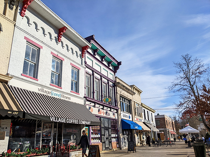 Small-town streets where people still window shop and say hello. Granville's charm doesn't need a filter! 