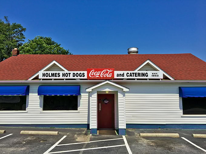 Holmes Hot Dogs: Sunshine gleams off this timeless hot dog haven&mdash;where the recipes haven't changed because they've never needed to.