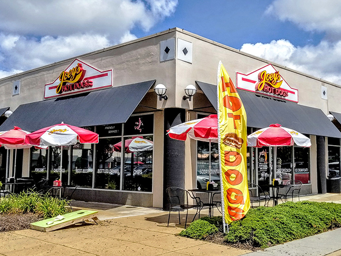 Where hot dog dreams come true! Joey's corner spot proves fancy buildings aren't required for flavor that makes lines form.