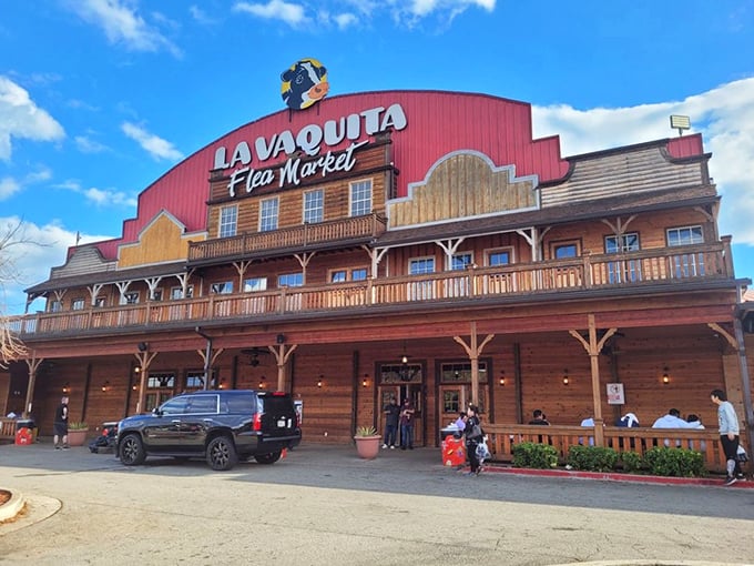This Western-style marketplace brings Old West charm to modern treasure hunting with authentic flair and flavor.