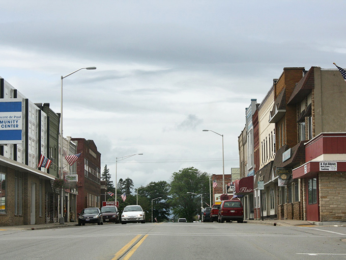 Wide streets and classic facades create the kind of Main Street America that makes you want to slow down.