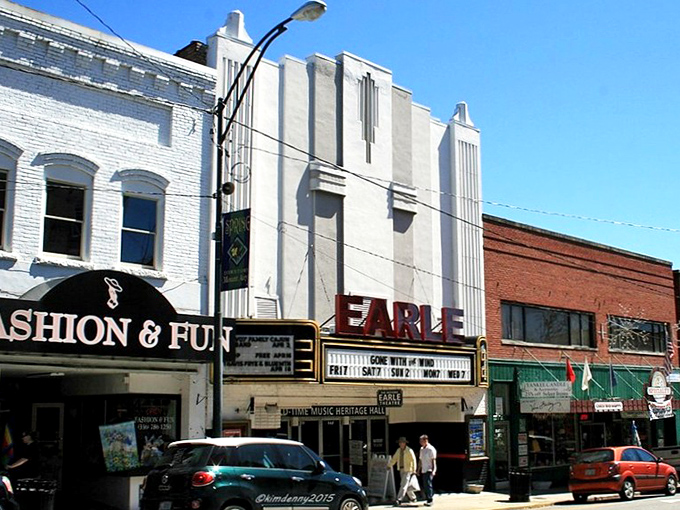 Mount Airy's downtown looks like it was preserved in amber from a gentler time. Andy Griffith would feel right at home here.