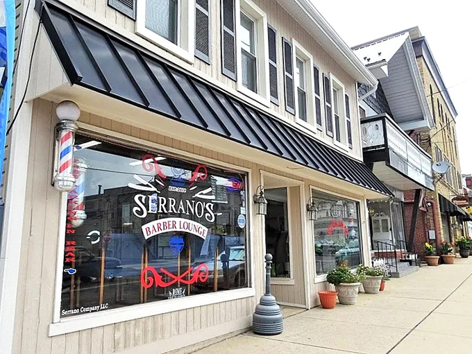 Serrano's Barber Lounge brings a touch of modern style to New Holland's charming main street, where old and new coexist beautifully.