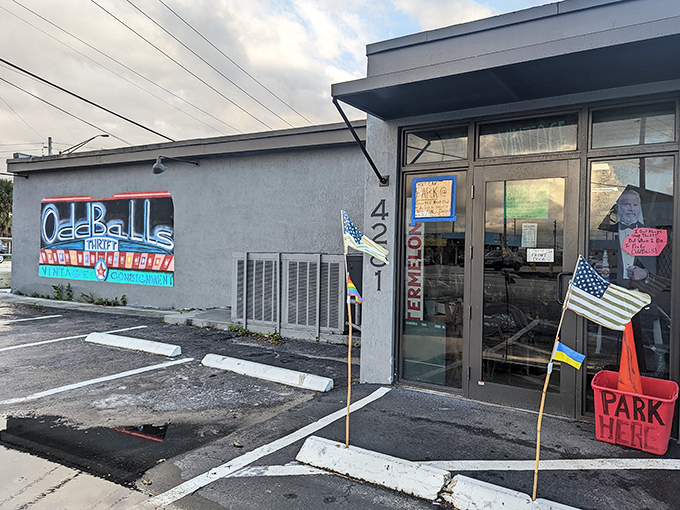 When even the building's exterior promises oddball finds, you know the interior won't disappoint adventurous shoppers.