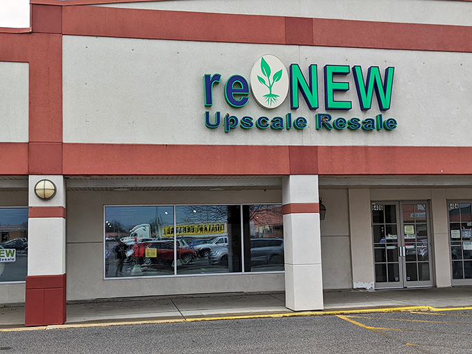 The "re" in reNEW is highlighted in blue&mdash;a subtle reminder that everything deserves a second chance, especially great fashion.