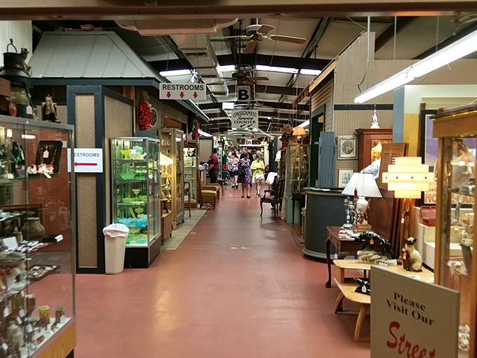 Renninger's indoor section feels like a museum where you're allowed to touch&mdash;and buy&mdash;the exhibits!
