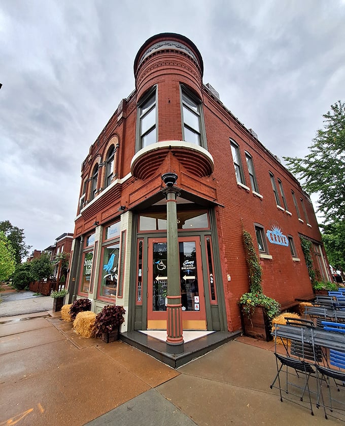 Rain or shine, this historic St. Louis cornerstone has been transformed into a gathering spot that's as beautiful as its menu.