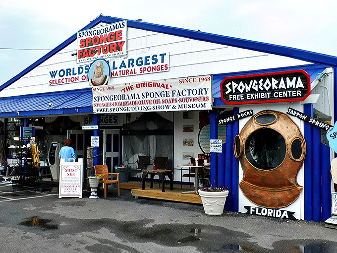 Dive into sponge history without getting wet! This colorful Tarpon Springs landmark celebrates the town's unique maritime heritage.