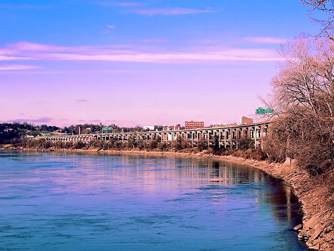 The Missouri River flows past St. Joseph, offering postcard-worthy views that don't cost a penny to enjoy.