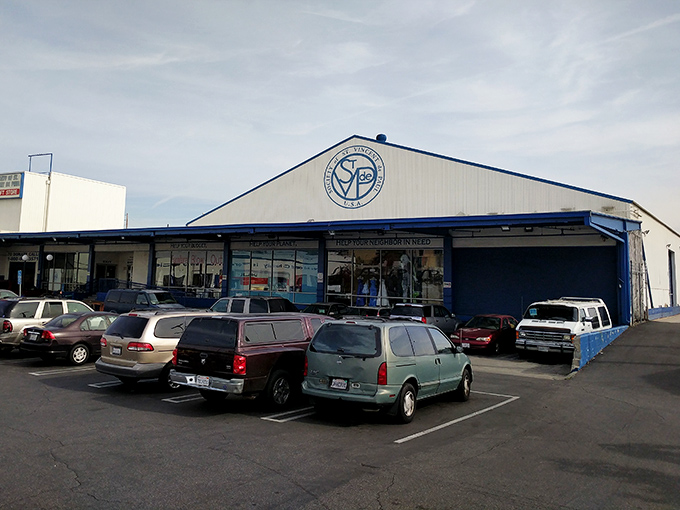 Not all heroes wear capes&mdash;some donate to St. Vincent de Paul. This humble exterior conceals a warehouse of wonderful possibilities.