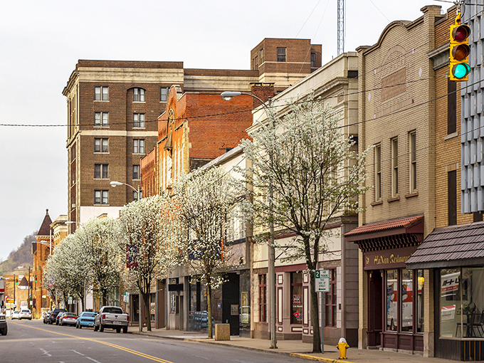 Spring blooms frame Steubenville's historic streets where every corner tells a story your wallet will love hearing.