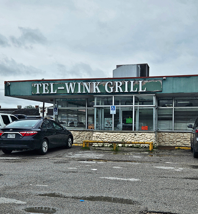 The unassuming exterior of Tel-Wink Grill hides Houston's breakfast treasure &ndash; where pancakes are an art form.