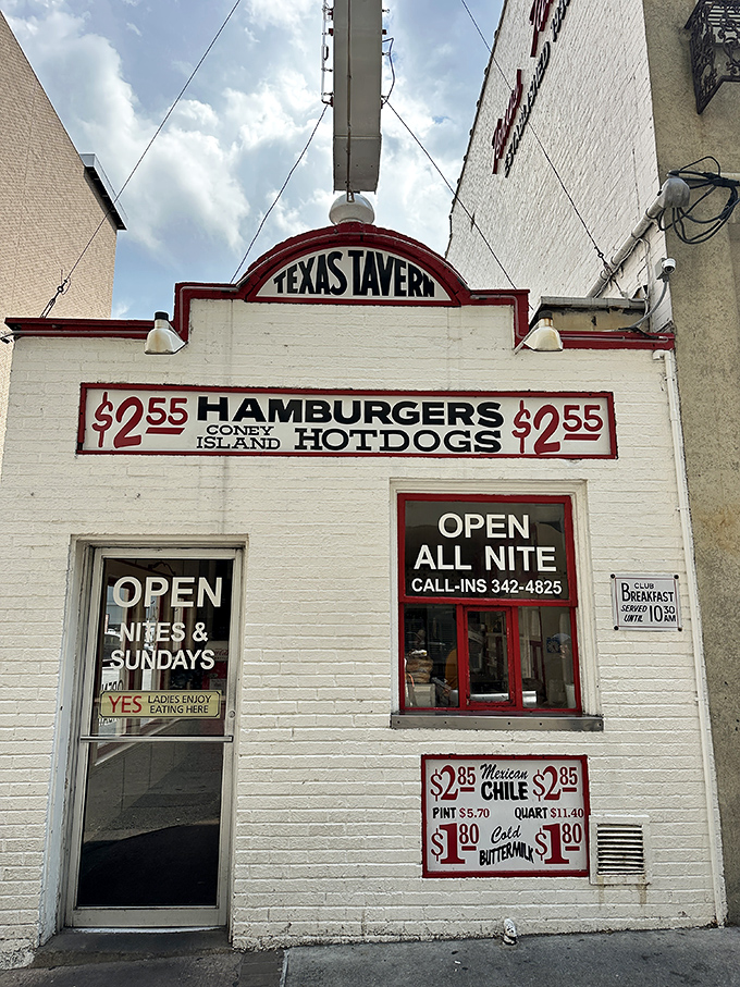 "Open All Nite" – three beautiful words that have rescued countless hungry souls at Texas Tavern for generations