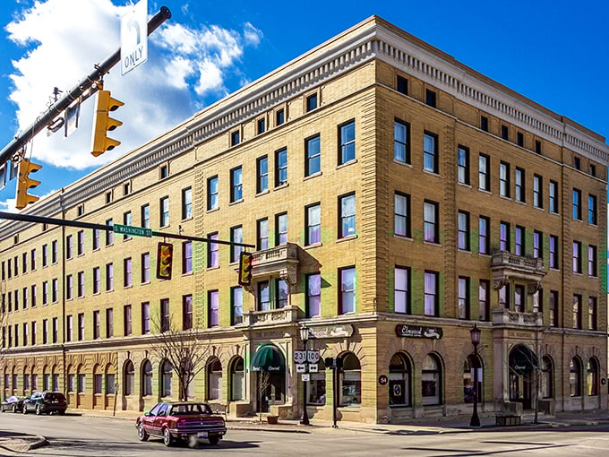 These colorful storefronts create a downtown experience that's more satisfying than finding money in old jeans.
