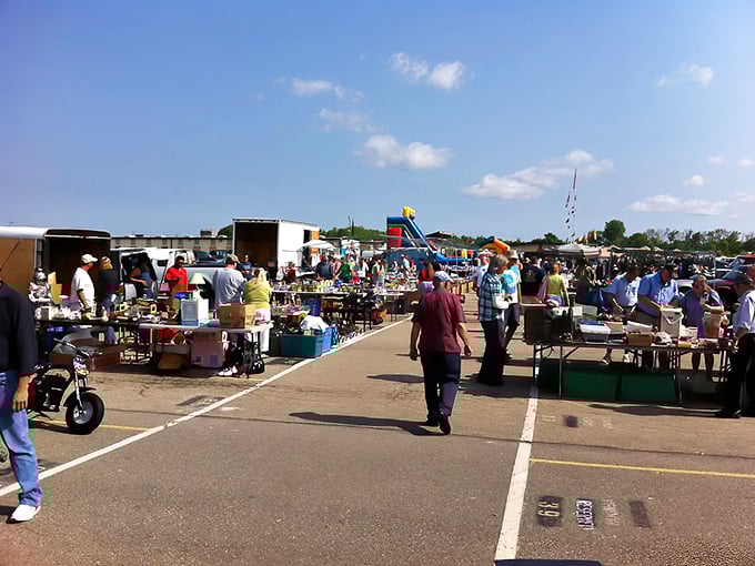 Where conversations flow as freely as the merchandise changes hands, creating a community of collectors and casual browsers alike.