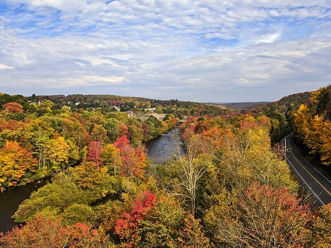 Fall in White Haven arrives like a Broadway show - dramatic, colorful, and absolutely worth the price of admission.