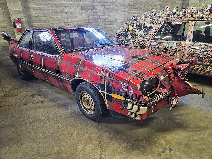 This plaid-wrapped beauty makes Scottish tartans look understated &ndash; automotive fashion at its most wonderfully rebellious peak. 