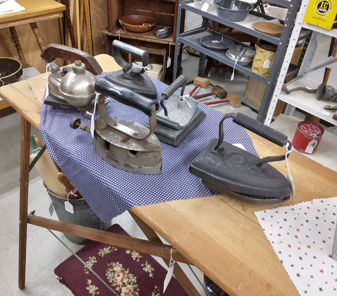 These vintage irons once pressed Sunday best attire&mdash;now they press memories into the minds of nostalgic collectors.