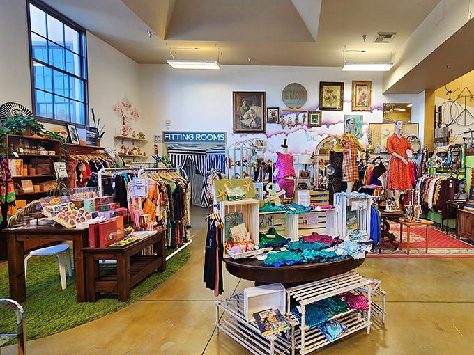 The vintage clothing section: where yesterday's fashion statements become tomorrow's Instagram moments. Those fitting rooms have witnessed countless "where have you been all my life?" revelations.