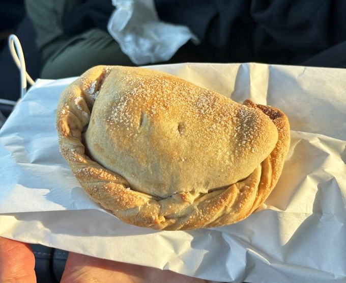 Who says pasties can't be dessert? This hand-held apple pie pasty proves that the humble pastry form works just as beautifully with sweet fillings as savory ones.