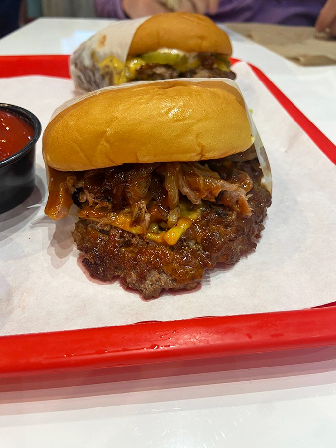 The BBQ Burger&mdash;where two culinary worlds collide in spectacular fashion. Pulled pork atop a beef patty is the crossover episode we didn't know we needed.