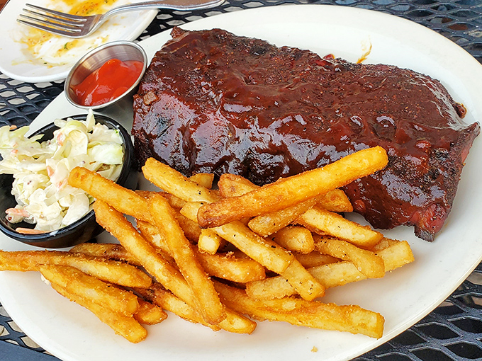 These barbecue ribs don't just fall off the bone &ndash; they practically leap into your mouth, glazed with a sauce so good you'll be tempted to drink it straight.