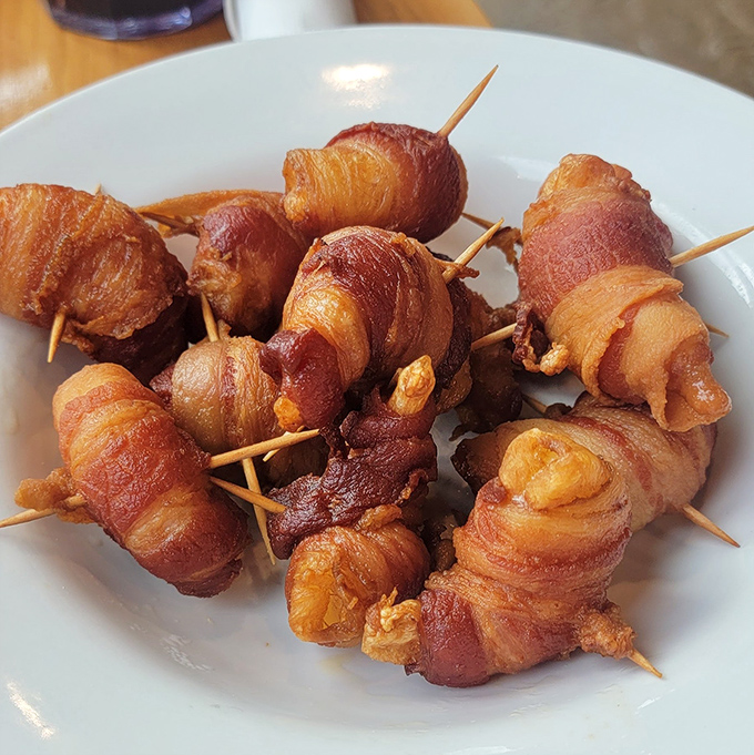 Bacon-wrapped anything is good, but these bacon-wrapped morsels elevate the concept to art form status&mdash;proof that everything is indeed better with bacon.