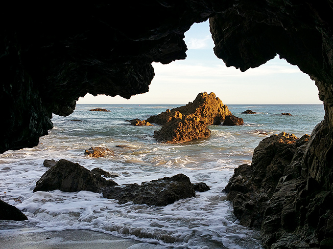 Step inside nature's perfect frame. These sea caves offer the kind of views Instagram filters wish they could replicate. 