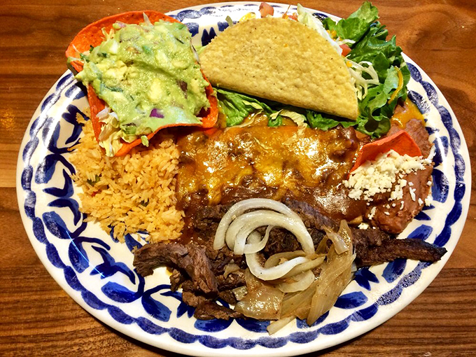 Sizzling beef fajitas arrive like a fragrant symphony, announcing dinner is about to get serious.