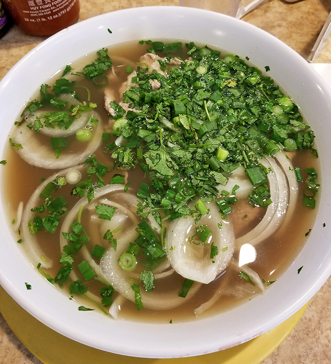 This isn't just soup &ndash; it's pho-nomenal therapy in a bowl, where fragrant broth and fresh herbs create the kind of comfort no therapist can bill for.