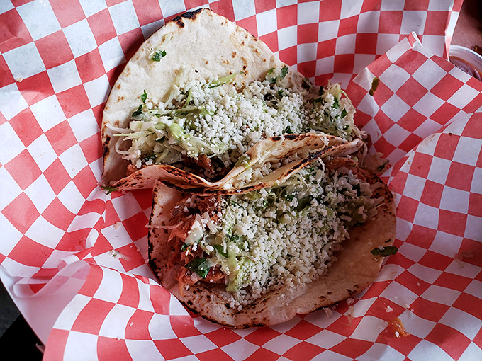 These aren't your average tacos &ndash; they're tortilla-wrapped masterpieces where barbecue tradition meets Mexican inspiration in a cross-cultural flavor party.