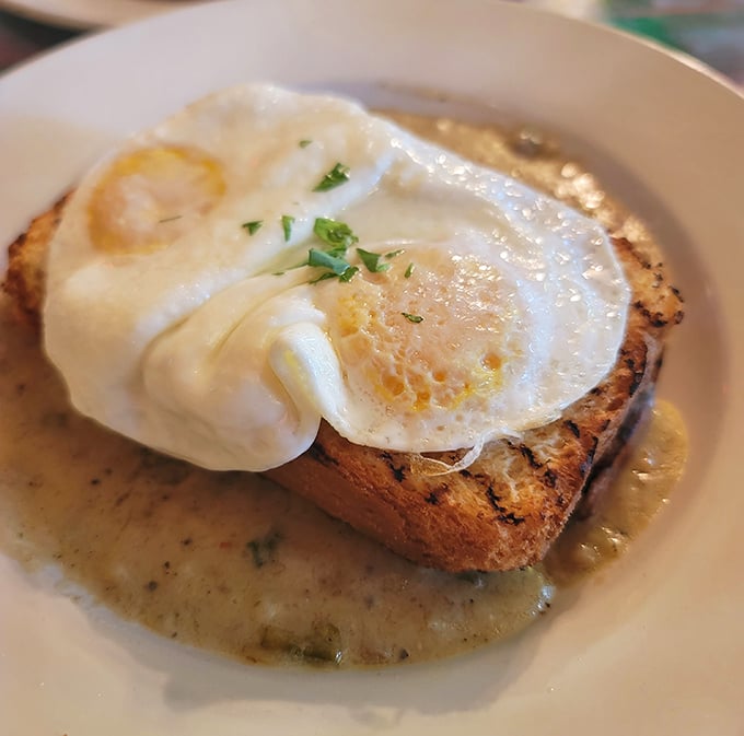 Biscuits drowning in gravy so good, your grandmother would ask for the recipe immediately.