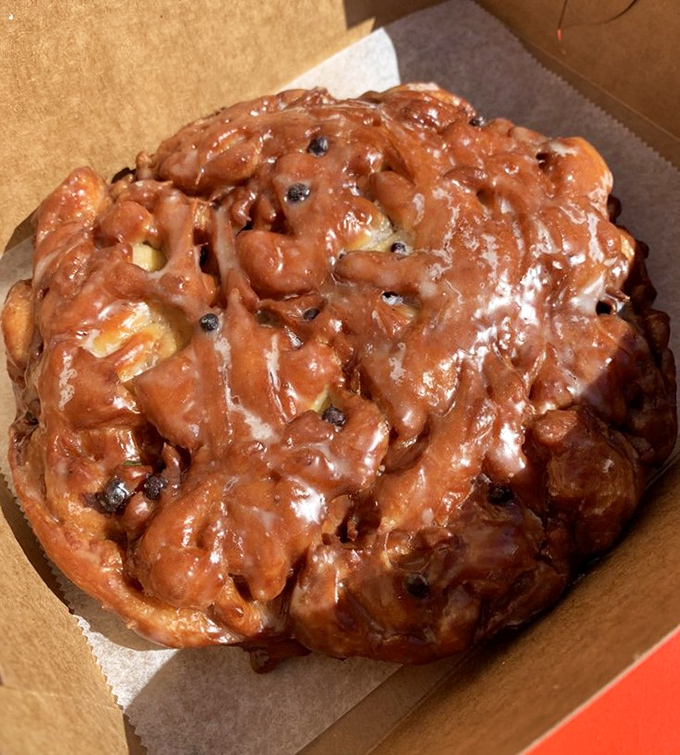 Blueberry fritters the size of hubcaps, because sometimes more really is more in the best way.