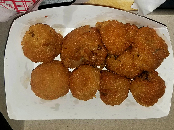 Golden-brown breaded mushrooms that crunch like autumn leaves&mdash;proof that sometimes the best things in life are simple, hot, and served in a paper boat.