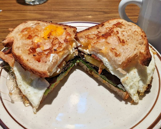 This sandwich doesn't just break eggs&mdash;it breaks the mold. Melty cheese and fresh veggies create the breakfast buddy you never knew you needed.
