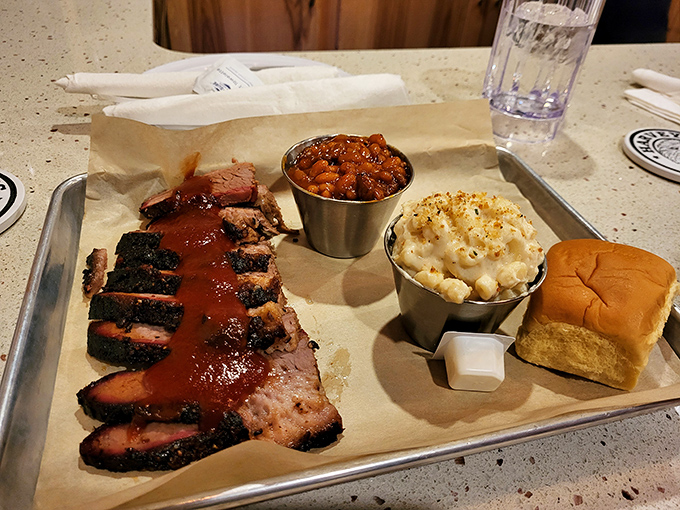 Brisket with that telltale smoke ring isn't just food&mdash;it's edible evidence that someone stayed up all night making sure your lunch would be perfect.