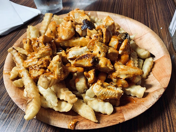 Buffalo chicken fries &ndash; when you can't decide between two comfort foods, so the universe says "why choose?"