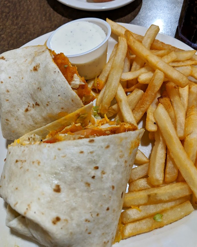 The Buffalo Chicken Wrap brings the heat without setting your taste buds on fire&mdash;a civilized approach to spice with cooling ranch as the peacekeeper.