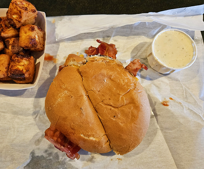 Behold the butter burger in its natural habitat&mdash;served on that distinctive hard roll with perfectly crispy hash browns that would make any Wisconsinite proud.