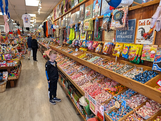 A wonderland of nostalgic treats that would make Willy Wonka jealous&mdash;where adults become kids again and kids become sugar-powered shopping companions.