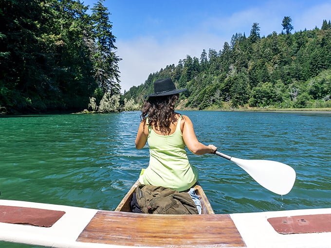 The Big River Estuary offers California's most serene paddling experience&mdash;like meditation, but with the occasional curious river otter for company.