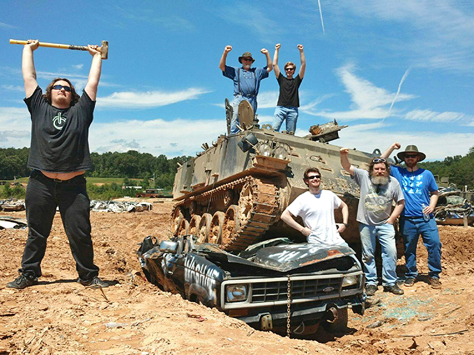 When stress relief involves several tons of steel, you know you're doing therapy right.