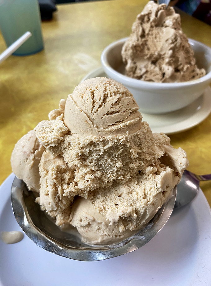 The coffee ice cream here doesn't just wake up your taste buds&mdash;it gives them a reason to dance. Creamy perfection in every spoonful.