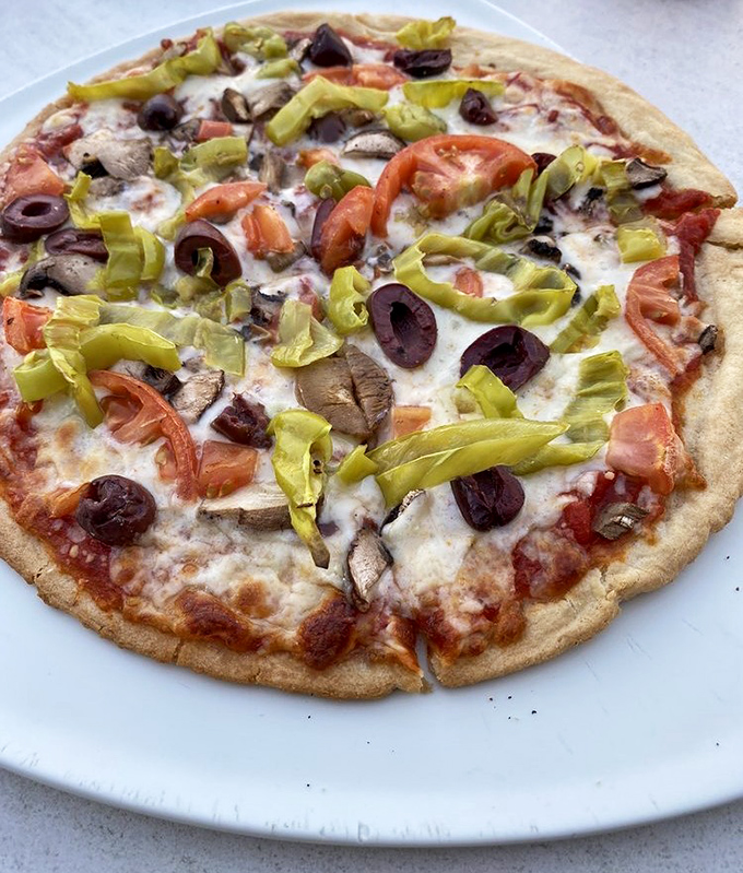 A veggie-lover's dream that proves pizza toppings are like supporting actors&mdash;sometimes the mushrooms, olives, and peppers deserve their own standing ovation.