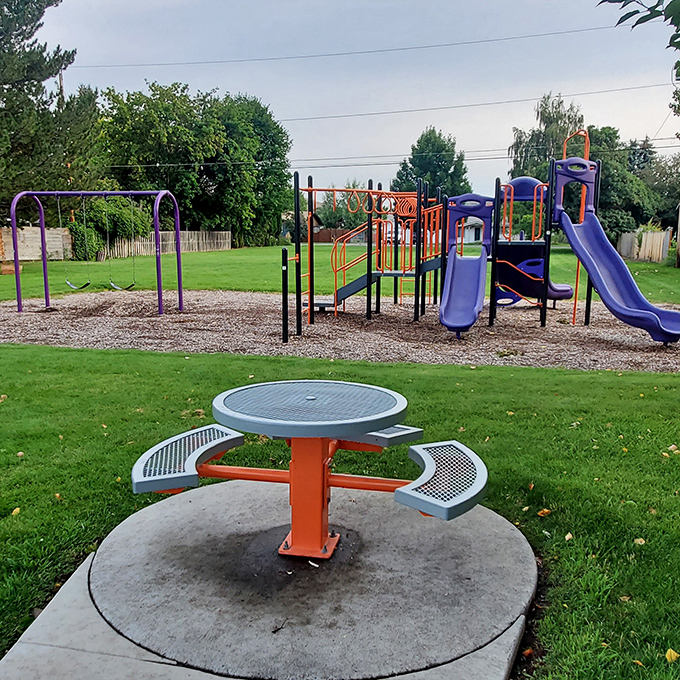 Cedar Acres Park offers the simple joys of childhood &ndash; swings, slides, and that spinning thing that taught generations about centrifugal force and nausea.