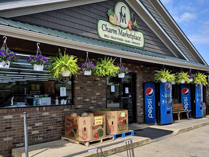 Charm Marketplace offers the essentials with zero pretension. Where else can you buy world-class cheese and grab a Pepsi in the same transaction?