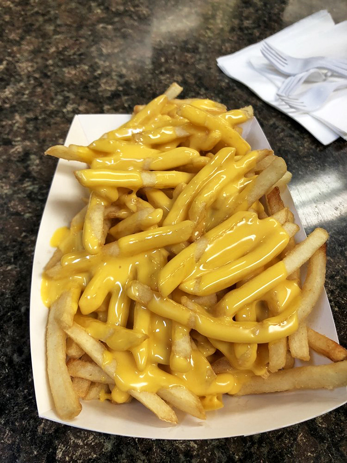 These cheese fries aren't just a side dish&mdash;they're a golden, gooey masterpiece that deserves its own spotlight and standing ovation.