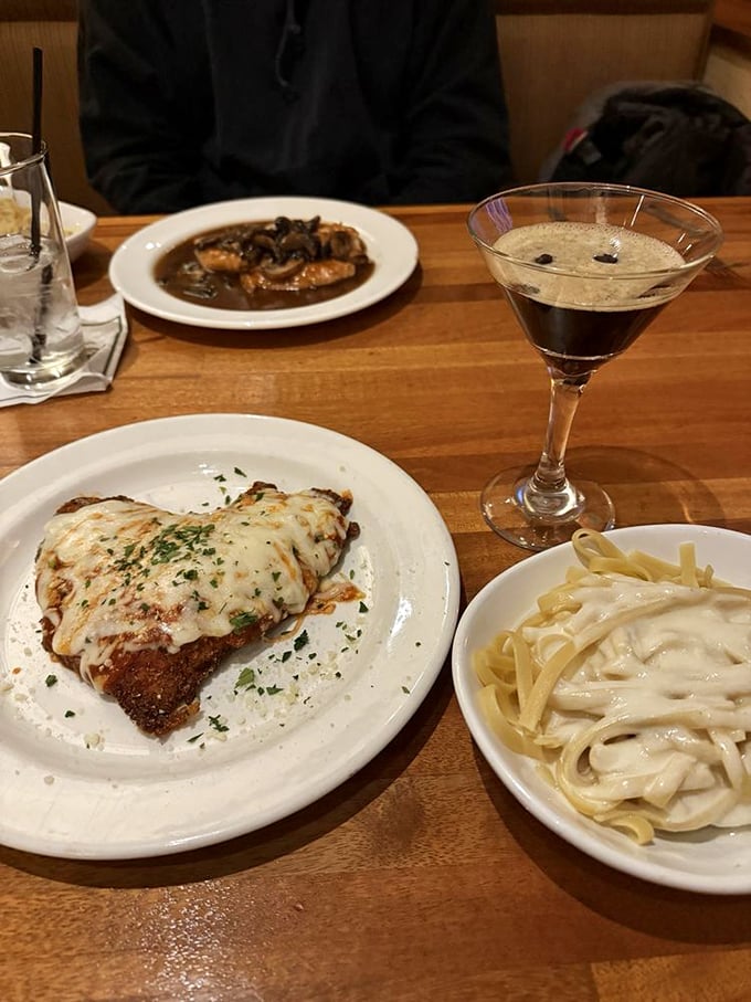 Chicken parmigiana so perfectly golden and cheese so gloriously melted, it makes you wonder why anyone would eat anything else, ever.